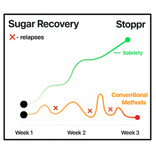 Stoppr - The #1 Science-based APP to Quit Sugar